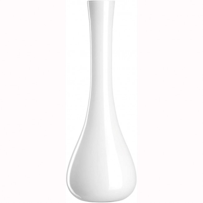 Vase en verre blanc 60cm - Sacchetta - Leonardo