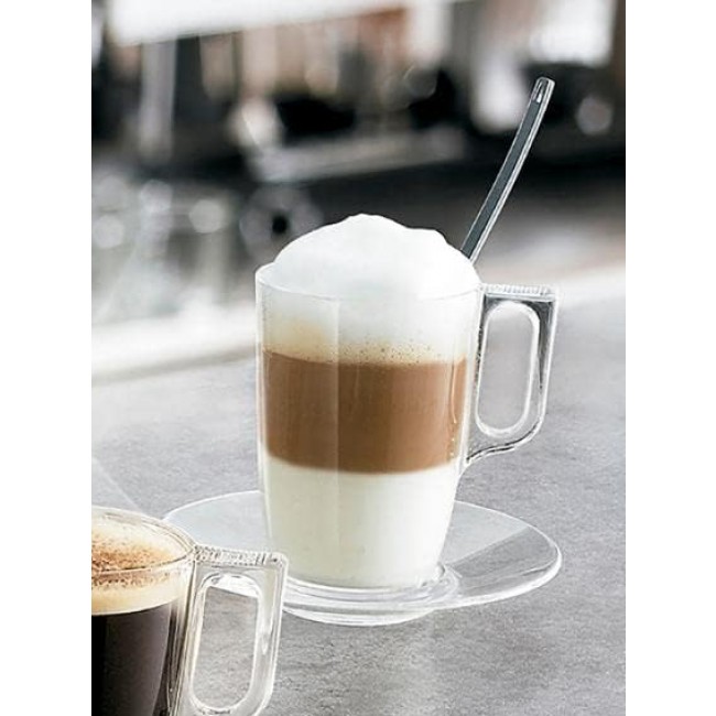 Mug en verre transparent à anse 32 cl - Voluto - Arcoroc
