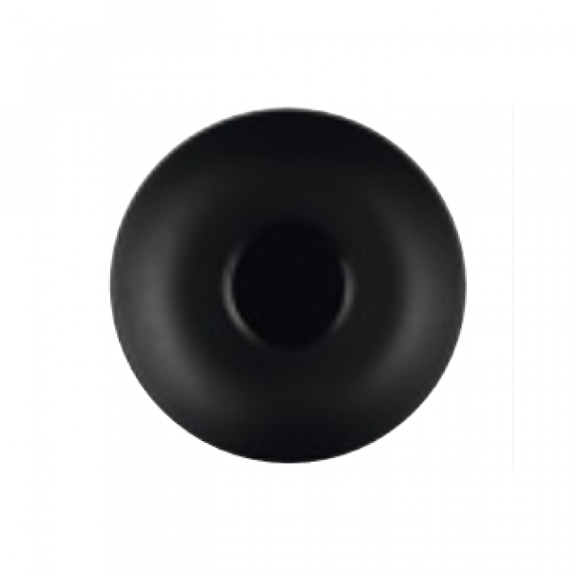 Sous-tasse à café noire 12.5cm en porcelaine - Olea Black - Chef ...